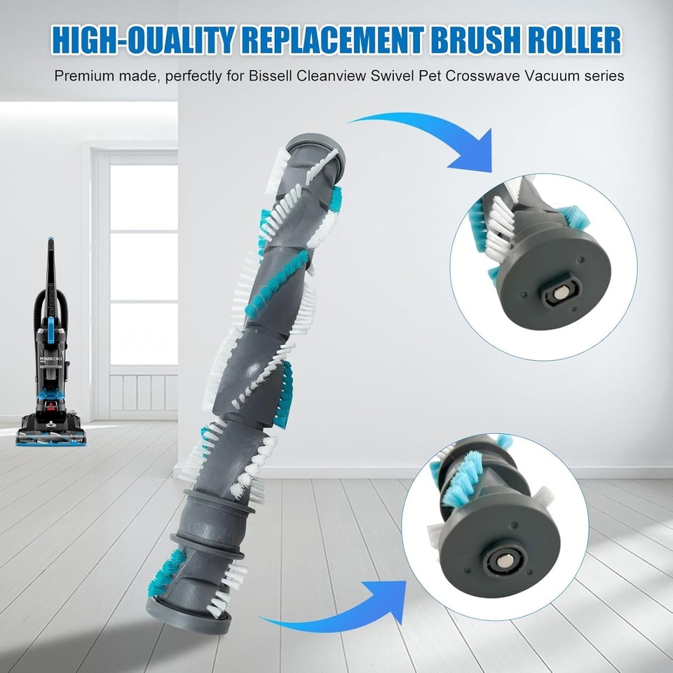 Brush Roll and Vacuum Belt for Bissell Cleanview Swivel Pet 3313 3313U ...