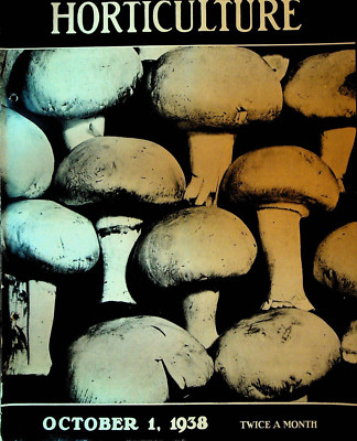 Horticulture Magazine October 1 1938 Mushrooms Frank Gibbs Dahlia ...