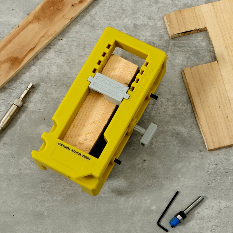 Plastic Adjustable Door Hinge Router Template Door Hinge Routing Jig ...