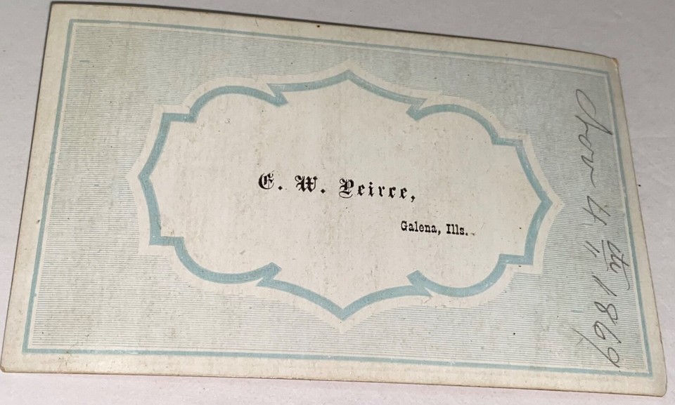Victorian CDV Photo Beautiful American Couple Galena Illinois Dated ...