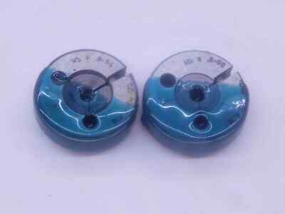 M5 X .8 6g METRIC THREAD RING GAGES 5 0.8 GO NO GO P.D.'S = 4.456 & 4. ...