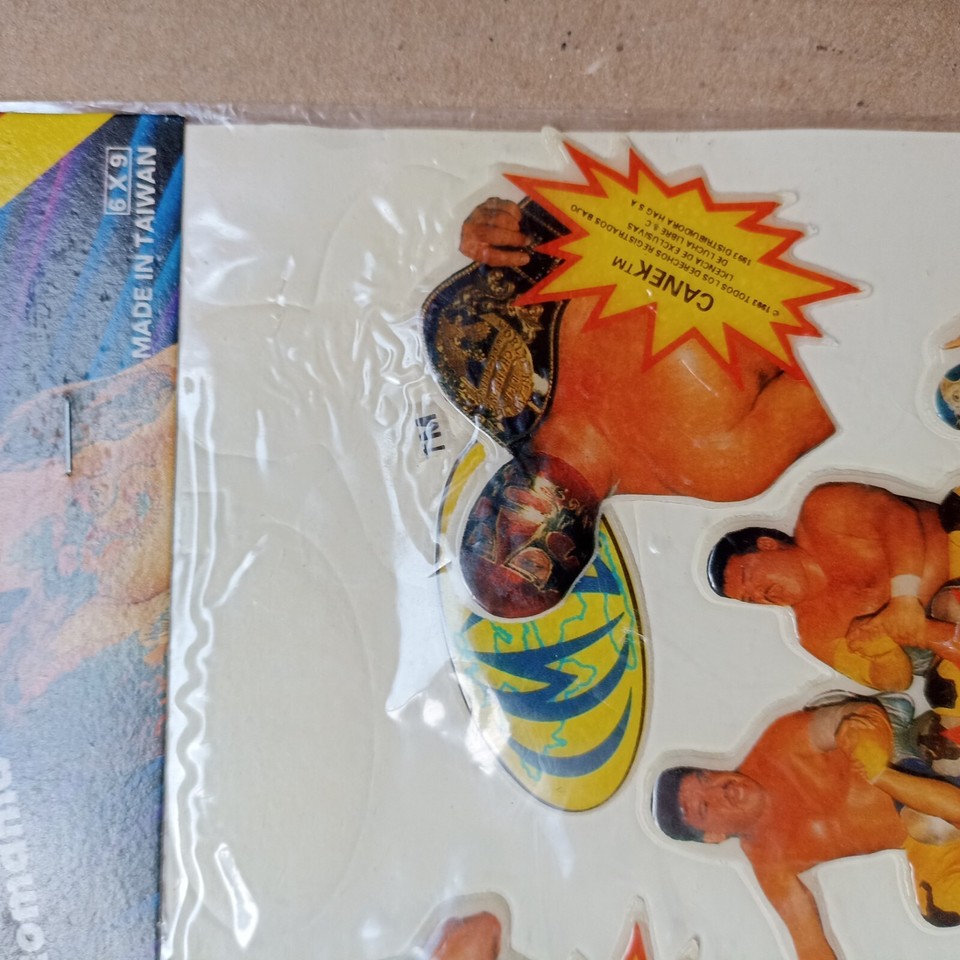 MEXICAN LUCHA LIBRE sticker sheet CMLL RAYO JALISCO BLACK MAGIC VAMPIRO ...