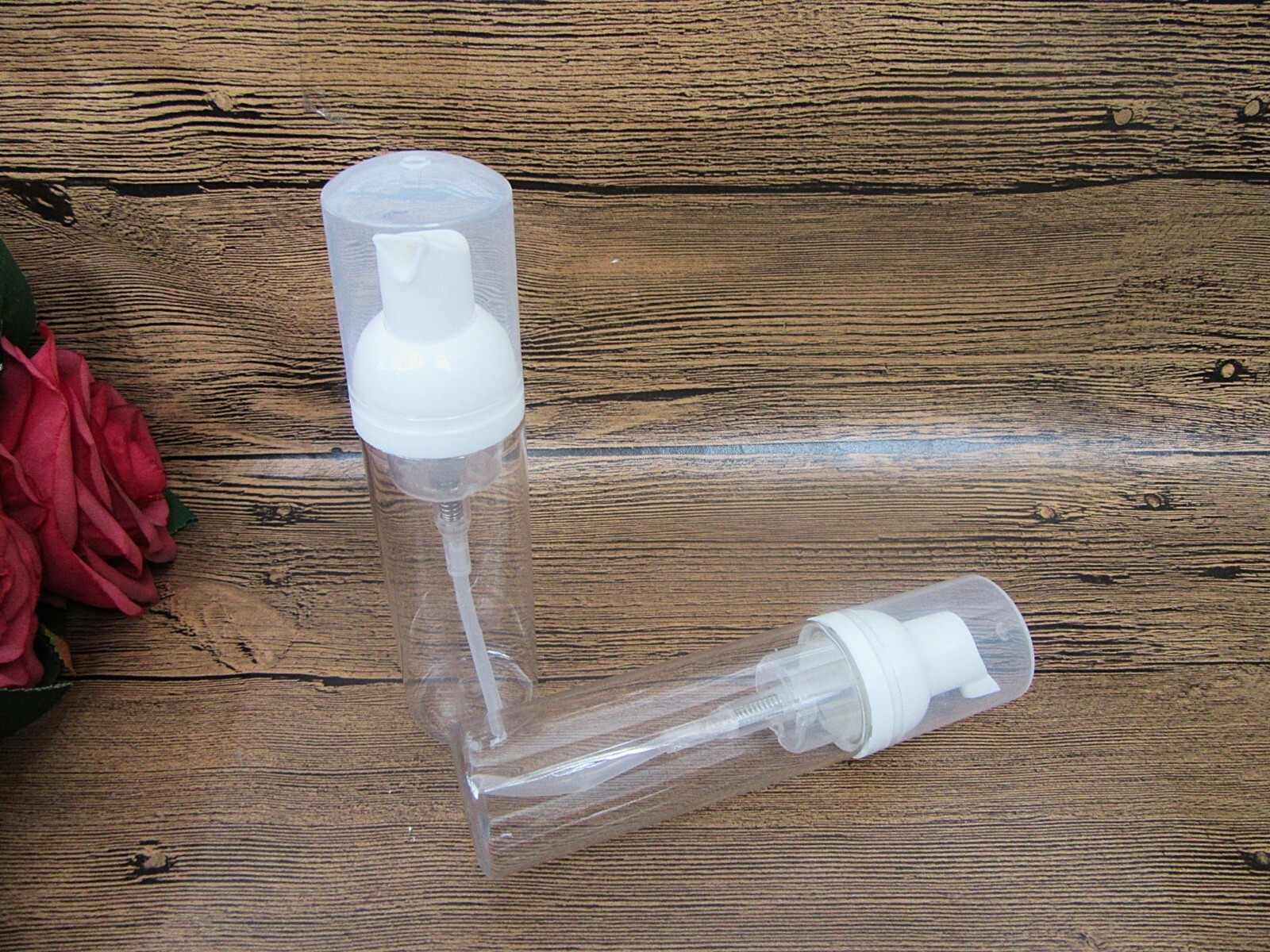 12Pcs Clear Barber Cosmetic Pump Press Bottle 60ml | eBay