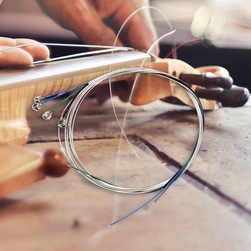 4pcs/set Strings E-A-D-G Steel+Nickel Wire Musical Instrument Parts6459 ...