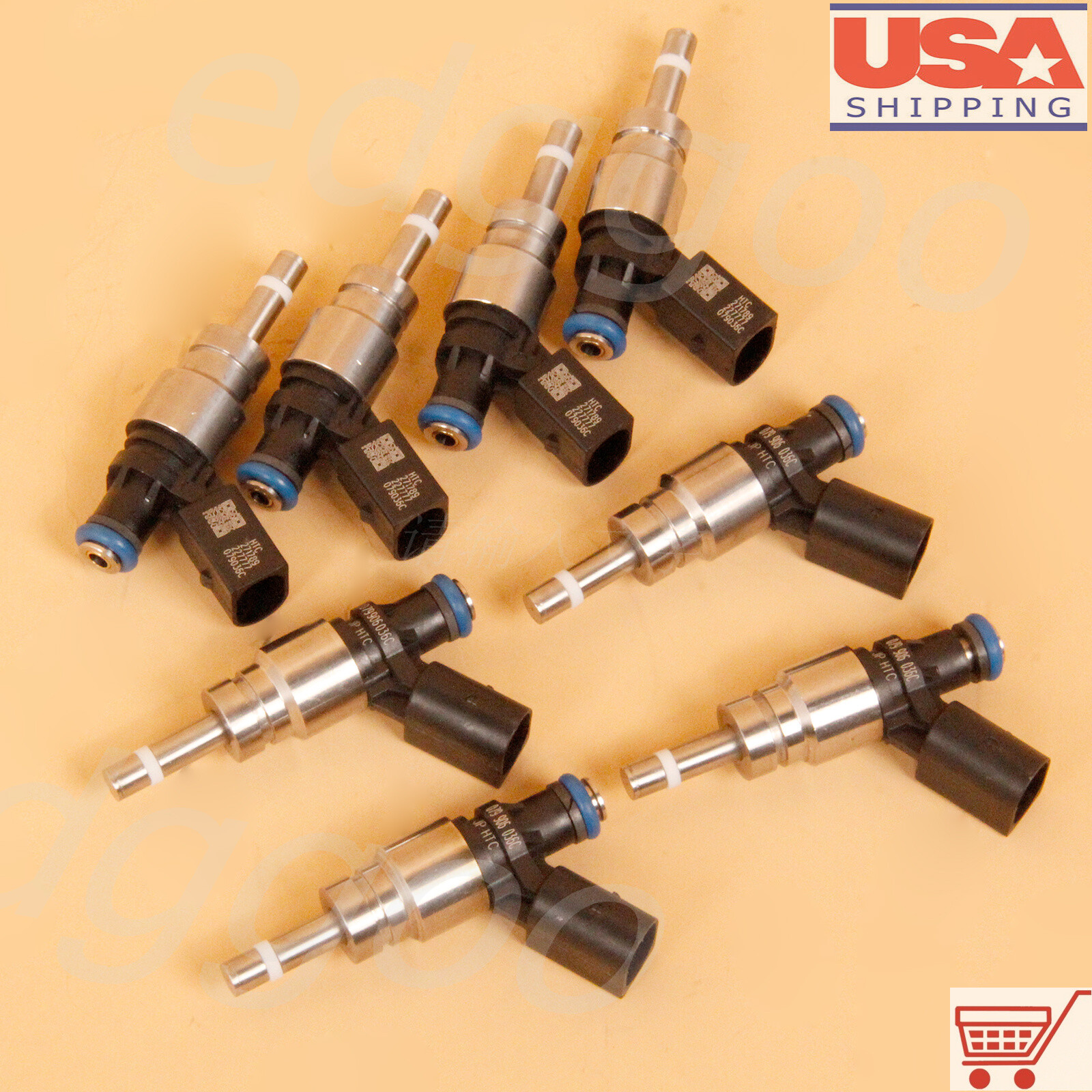 8PCS Genuine Touareg A6 A8 R8 Q7 S5 Fuel Injector Hitachi 079906036C | eBay