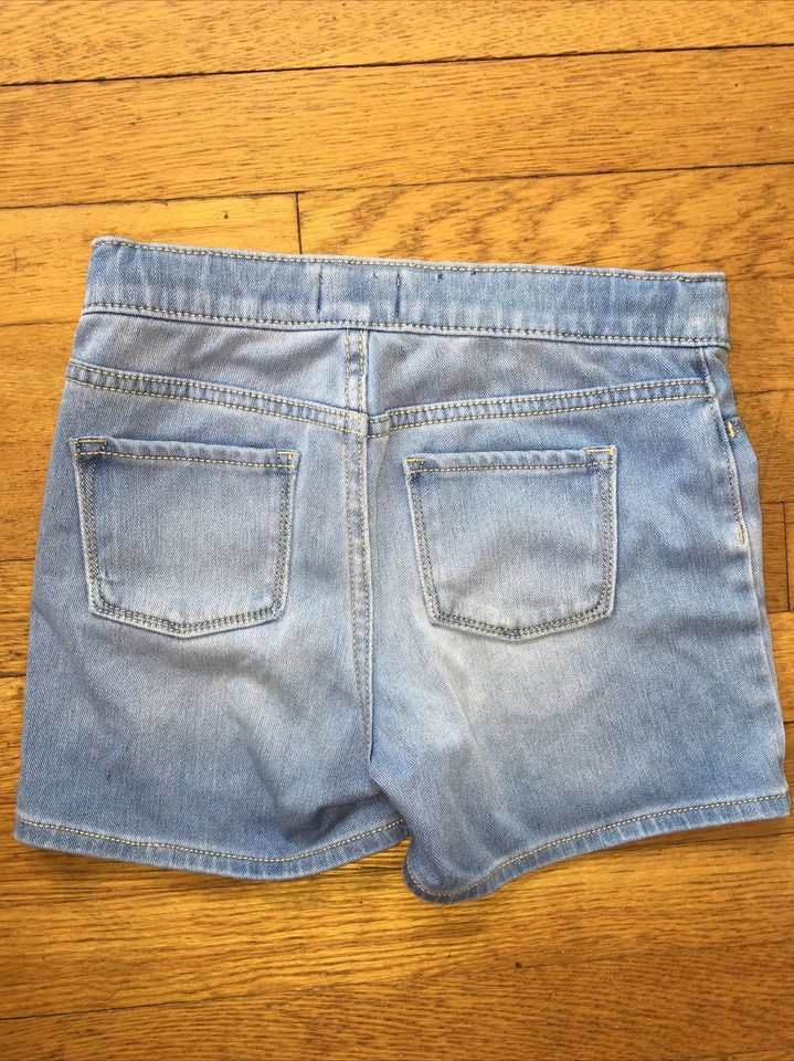 * old navy medium wash jegging stretch denim blue jean shorts large 10 ...