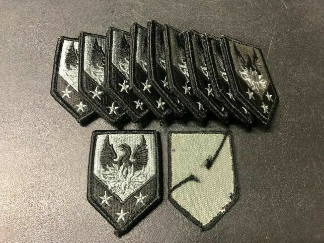 110th Maneuver Enhancement Brigade MEB ACU w/ Hook 3" uniform 20 piece ...