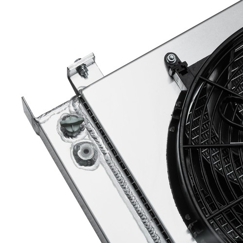 3 Row Aluminum Radiator+Shroud Fan For 1930-1931 Ford Model A Chevy V8 ...