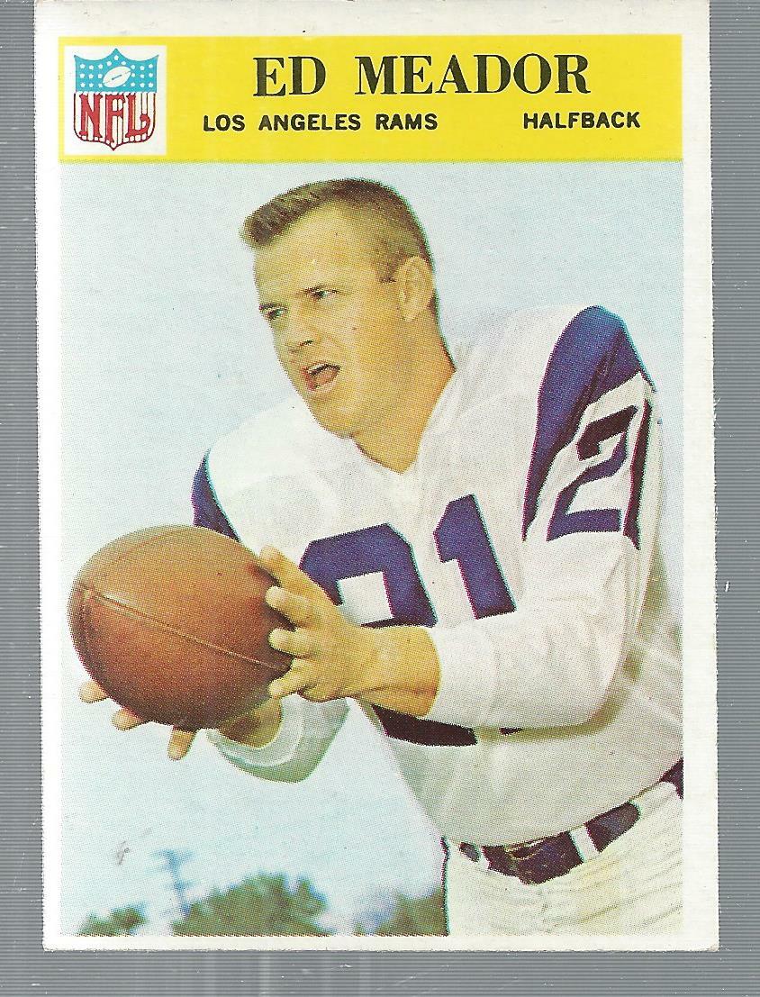 Ed Meador 1966 Philadelphia Card # 100 LA Rams | eBay