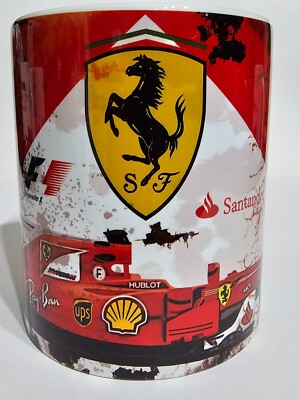 Retro F1 Ferrari Formula 1 Oil Can Mug Car Tea Coffee Mug Ideal Gift | eBay