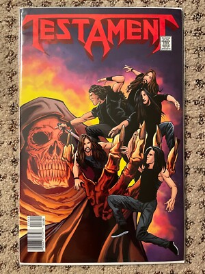 Rock & Roll Biographies - Testament Acme Ink B&W Comic Book | eBay