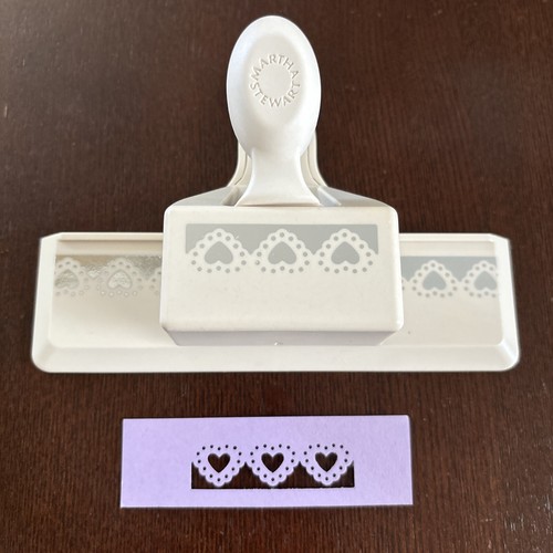 Martha Stewart Crafts HEART LACE Edge Border Paper Punch | eBay