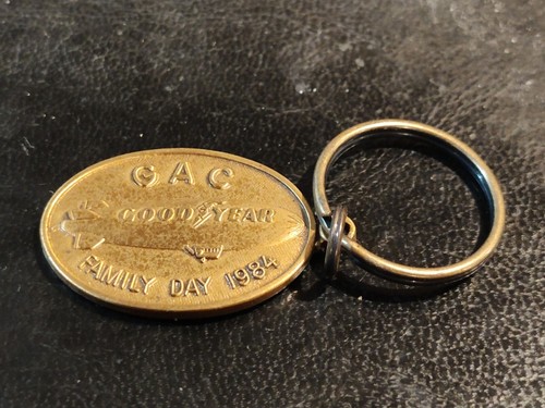 Goodyear Cleveland, OH. "1984 Family Day" Blimp Medal Keychain | eBay