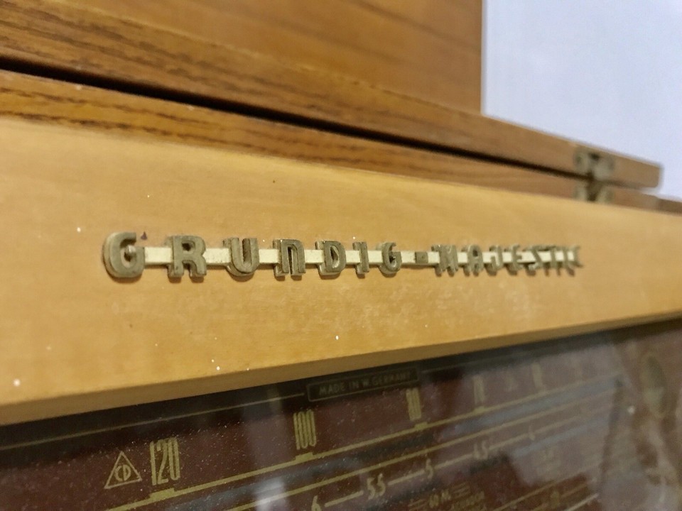 Vintage Grundig Record Player Mid Century German Majestic Console Radio ...