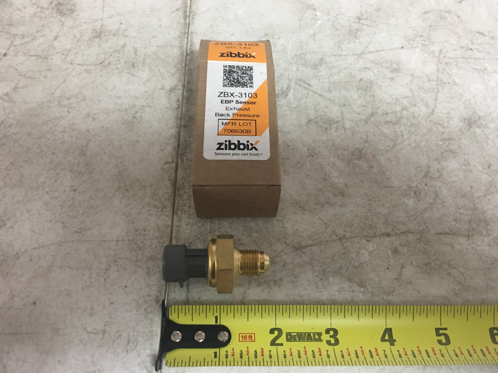 Exhaust Back Pressure Sensor for International S&S S-20288 Ref ...