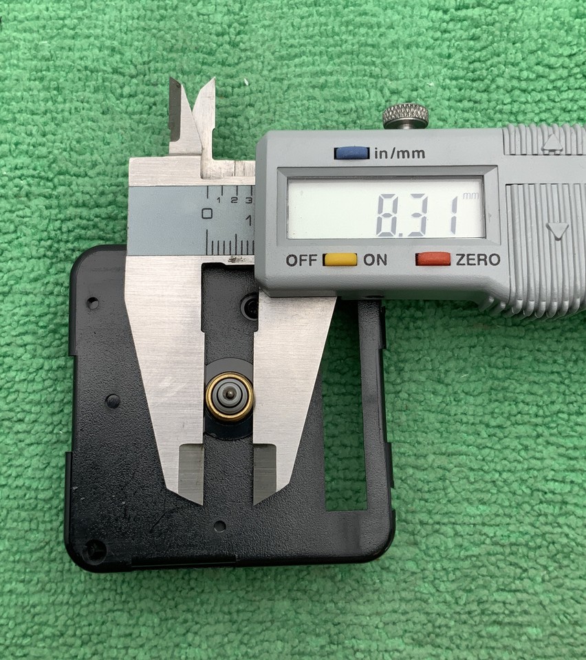 Shontek DM-2000 Quartz Movement Clock Mechanism Replacement, No Jewels ...