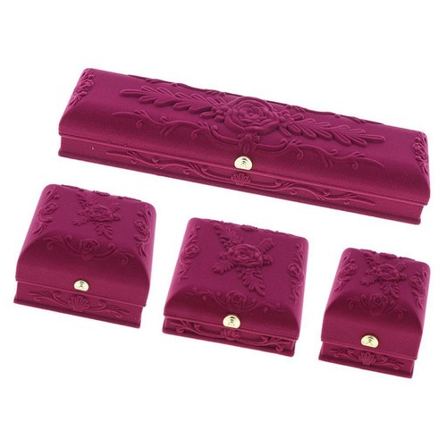 Embossed Jewelry Display Organizer Box Holder Storage Box | eBay