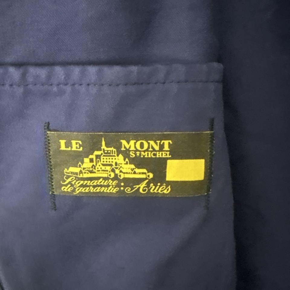 60s Le Mont St Michel Blue Moleskin Coverall XL 48 Vintage French Work ...