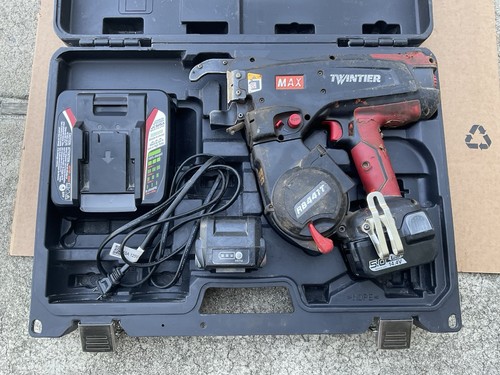MAX RB441T TWINTIER REBAR TIER KIT 2x Batteries, Made In 2022 | eBay