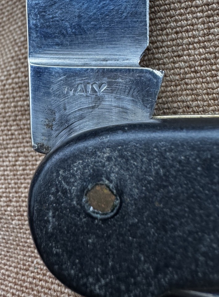 Sailors Rigging Knife G.C. Co. Italy Single Blade + Marlin Spike Rare ...