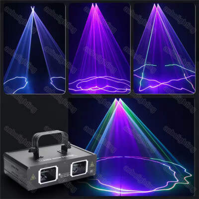 Music Sound Disco DJ Laser Party Lights RGB Luz Láser Wedding Beam ...