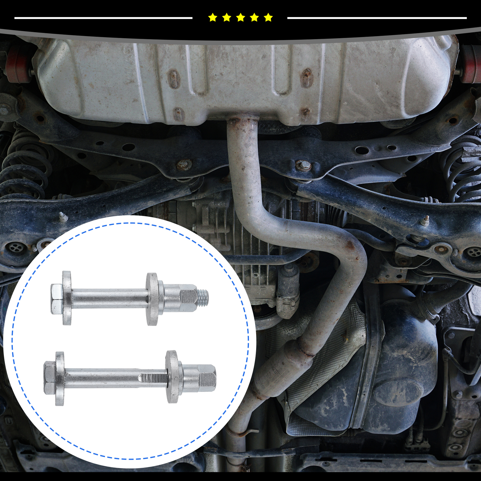 Piece of 2 Rear Toe Link Alignment Bolts fit for Dodge Durango 2011 ...