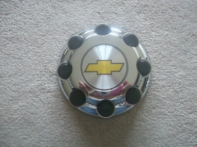 1 New Chevy Express Van 2500 3500 Silverado CHROME Center Hub Cap 8 ...