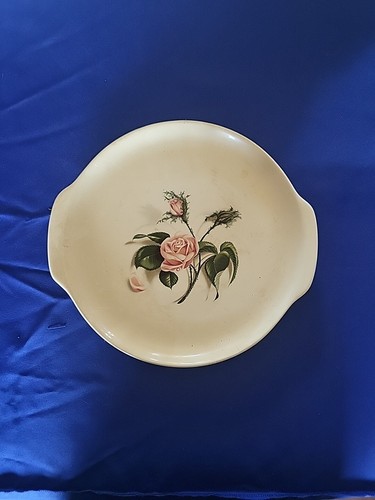 Vintage 60s Ballerina moss rose Cake Platter | eBay
