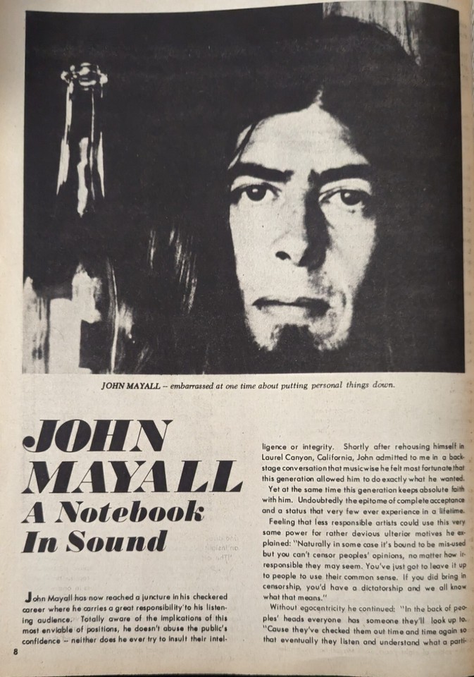 Hit Parader Magazine June 1971 Credence Clearwater, The Who, The Dead ...
