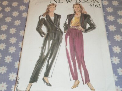 SIMPLICITY NEW LOOK 6162 MISSES JACKET & TROUSERS PANTS PATTERN-UNCUT-8 ...