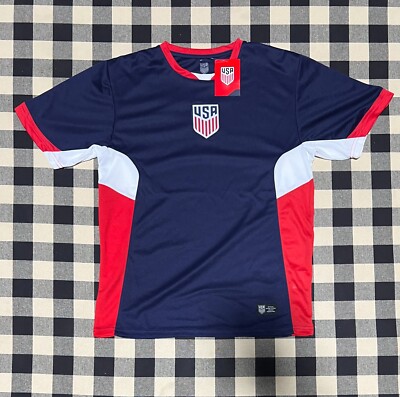 New United States Soccer Federation USA Adult Soccer Game Day Shirt ...