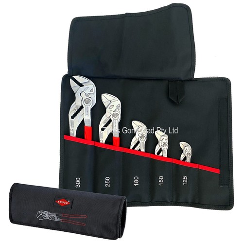Knipex 5pc Adjustable Wrench Pliers Set 8603- Gland Spanner Series - 00 ...