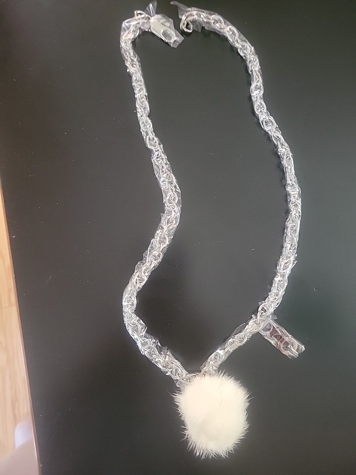 Dolce & Gabbana Jewels DJ0299 Women's Gun Metal & Soft Fur Bauble ...