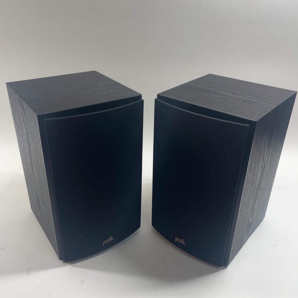 Polk Audio T15 Bookshelf Speakers Black T15 BLACK | eBay