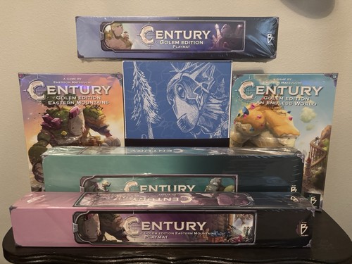 Century Golem Edition Game Complete Set All Playmats Eastern Mountains ...