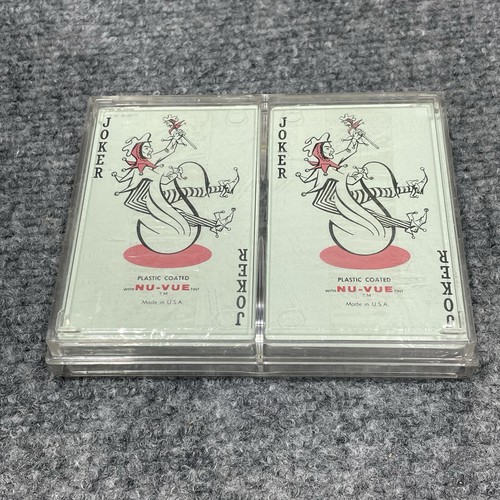 Vintage Santa Fe Playing Cards Two Complete Sets Original Pkg Plastic ...