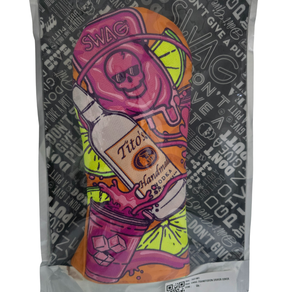 Tito’s X Swag Limited Edition Golf Club Driver Headcover Factory Sealed ...