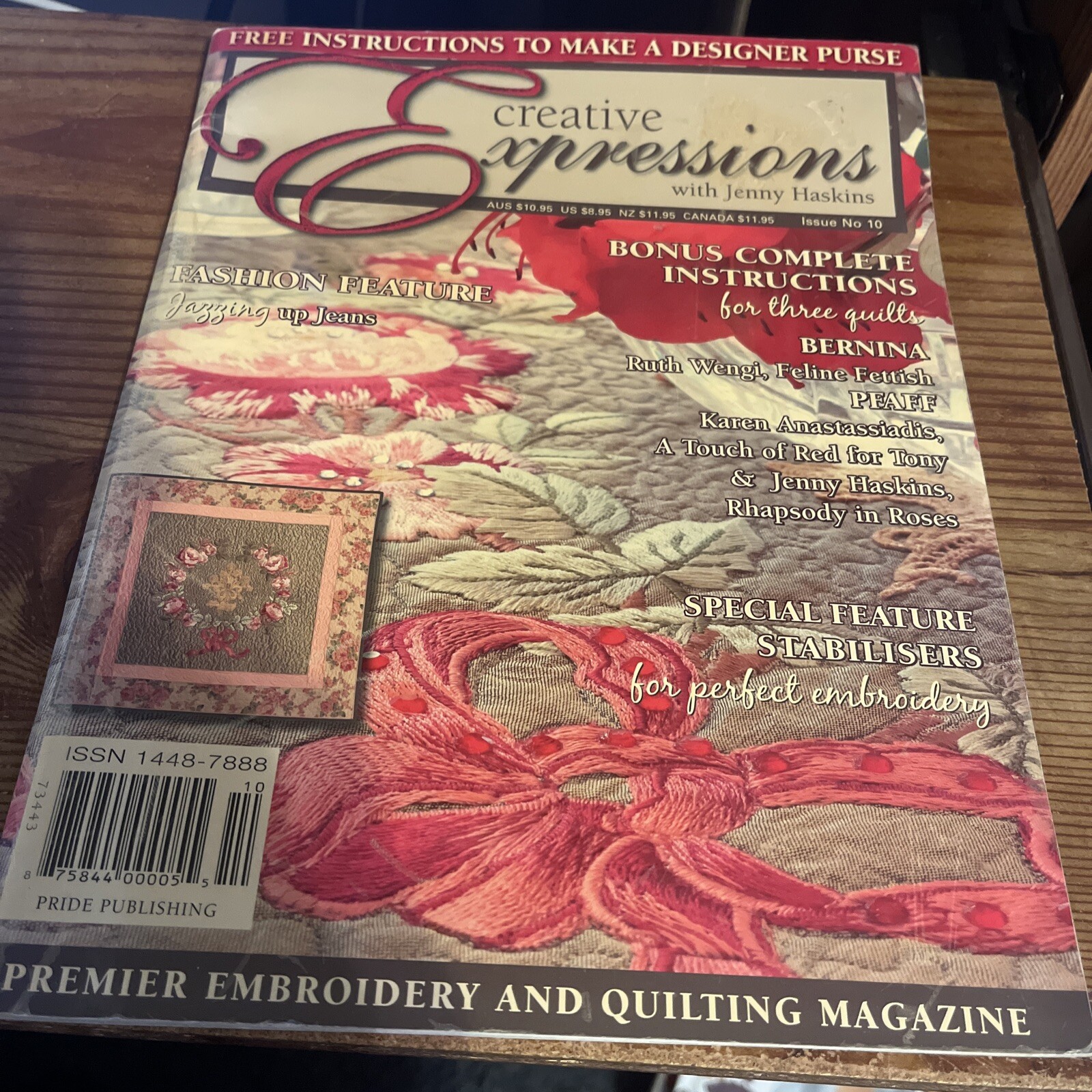 Creative Expressions Magazine Machine Embroidery Quilting Feb 2006 ...