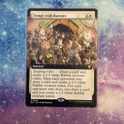 Tempt with Bunnies (REGULAR) x1 - MTG Bloomburrow Commander BLC #49 | eBay