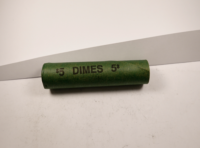 10x Dime Paper Wrap/Tube/Roll ($5) - Pre-Crimped - New Old Stock ...