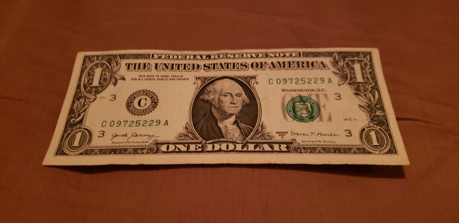 Rare Error 1 Dollar Bill With Miss Cut Series 2017A .C09725229A | eBay
