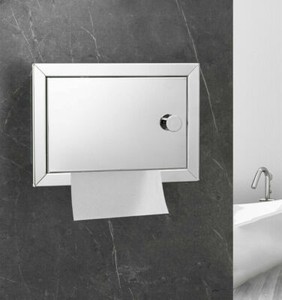 Stainless Steel304 Toilet Paper Holder Chrome Wall Mounted Concealed ...