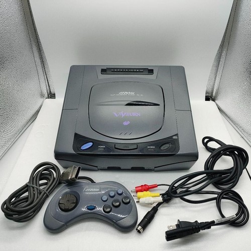 Victor V Saturn Console system RG-JX2 Controller SEGA Boxed tested ...