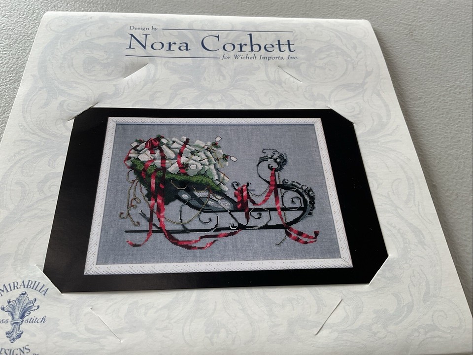 Santa's Sleigh Cross Stitch Pattern Mirabilia Christmas Eve Couriers ...