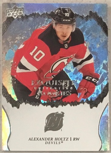 2021-22 Upper Deck Ice Exquisite Rookies ALEXANDER HOLTZ ROOKIE #d /299 ...