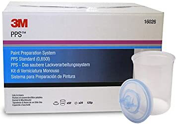 3M PPS 16026 Paint Preparation System Lids & Liners Kit Pack Of 50 | eBay