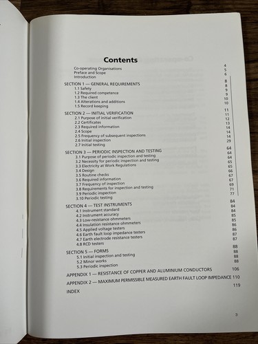 Guidance Note 3 to IEE Wiring Regulations BS7671: Inspection and ...
