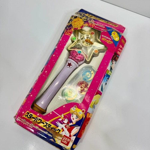 Sailor Moon SS Super Sailor Soldiers Star Power Stick Rod BANDAI 1995 ...