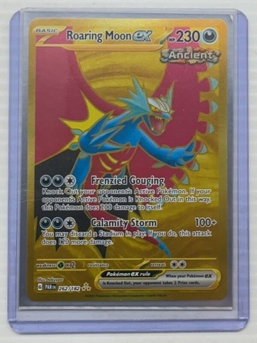 2023 Pokemon SV04 Paradox Rift Roaring Moon EX Hyper Rare 262/182 #262 ...