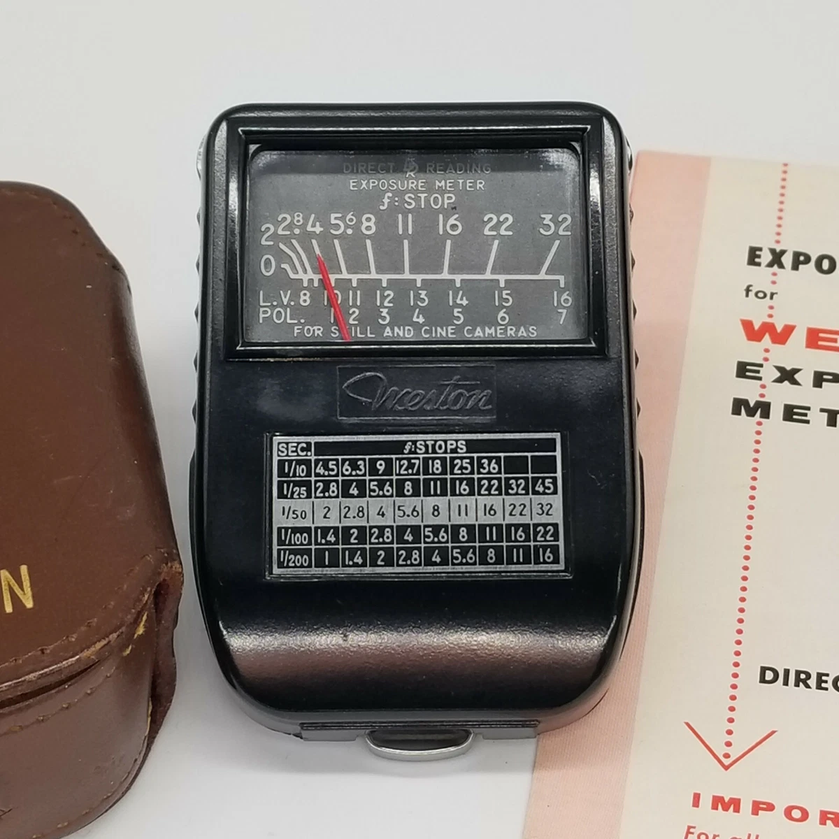 Weston Light Meter Model 853 | Shelly Lighting